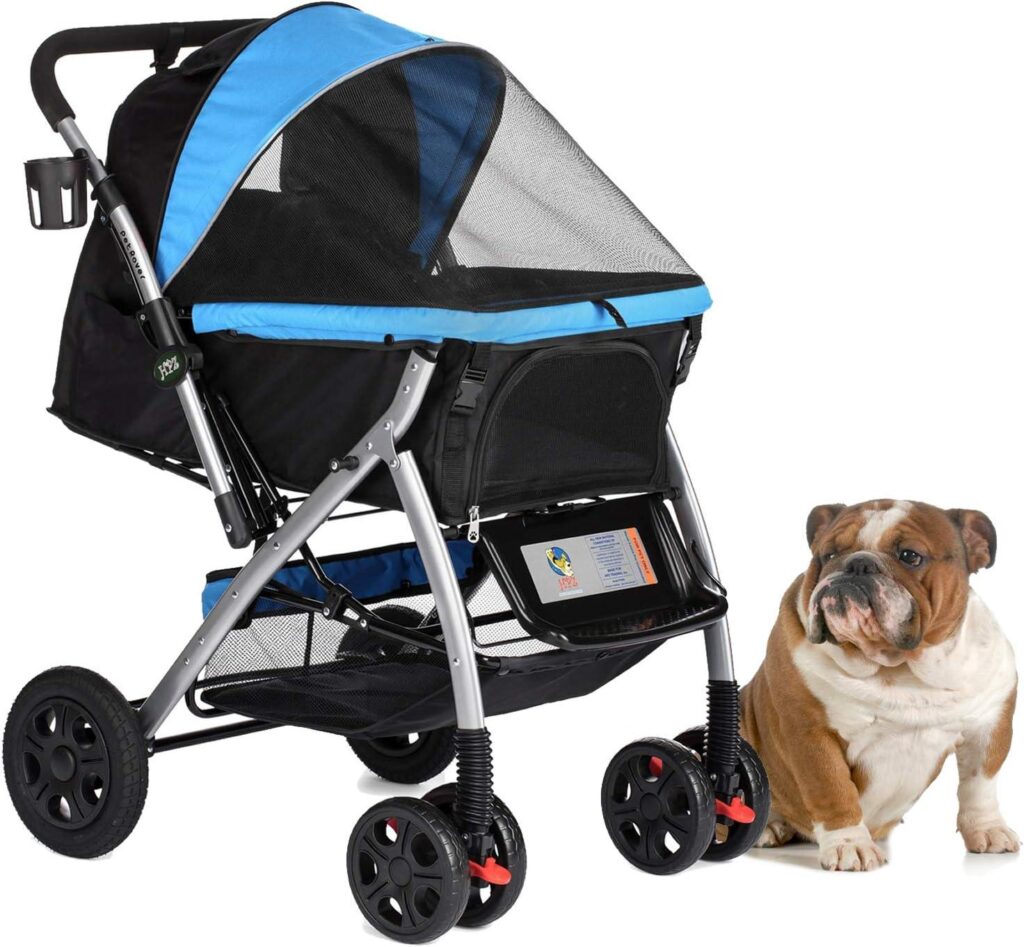 HPZ Pet Rover Stroller – Premium Comfort for Dogs & Cats