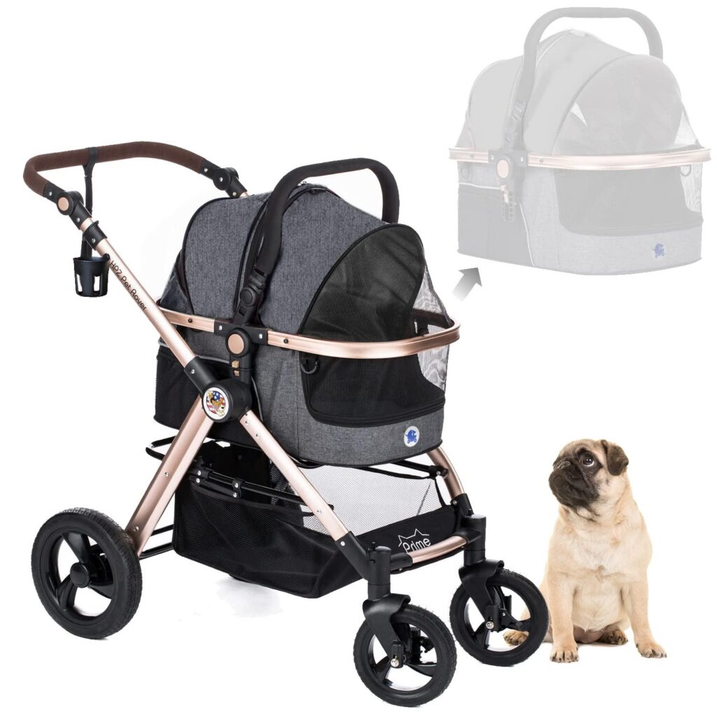 HPZ Pet Rover Stroller – Premium Comfort for Dogs & Cats
